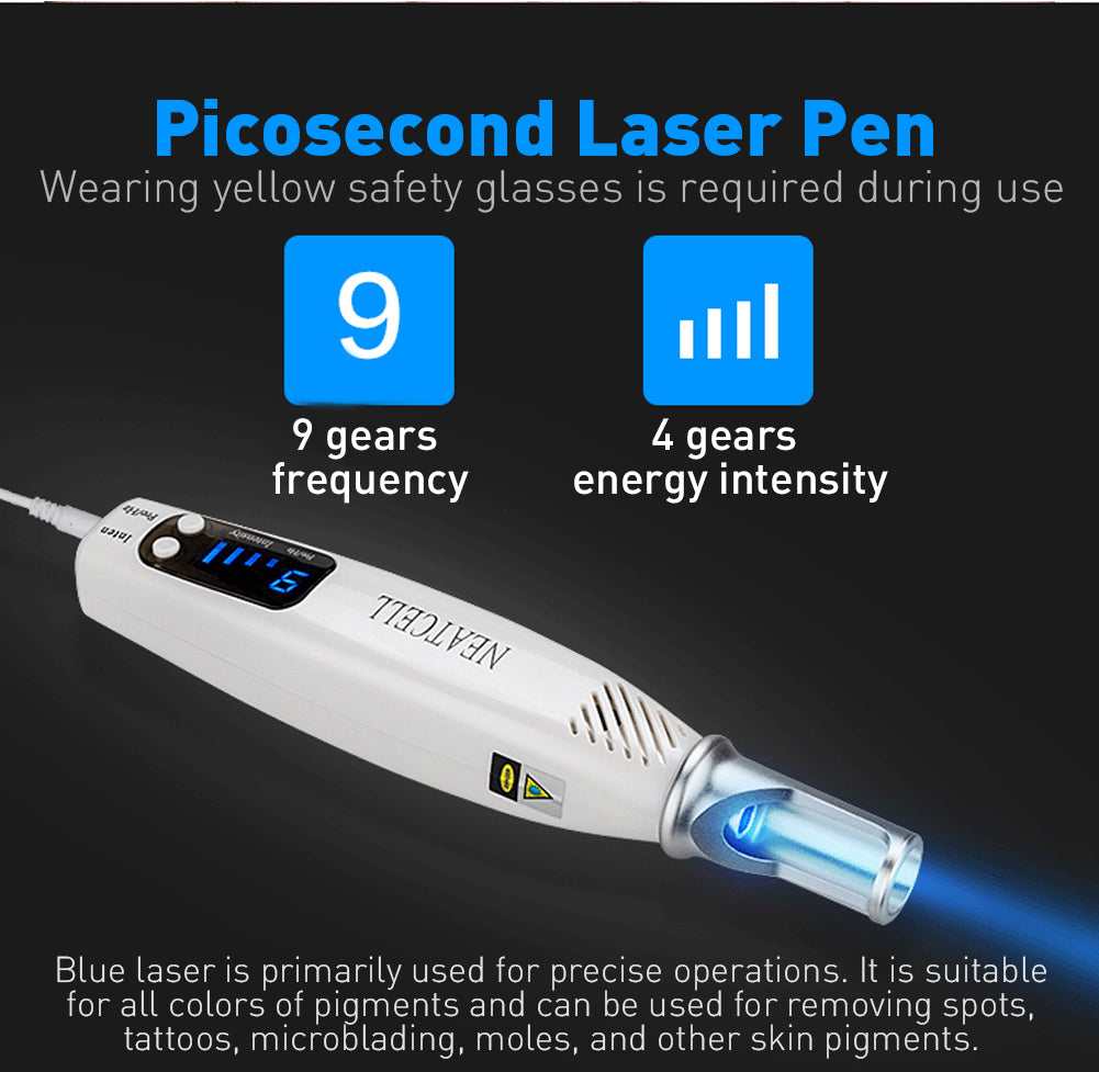 NEATCELL Plug-In Picosecond Laser Pen Bundle - Complete Tattoo Removal ...