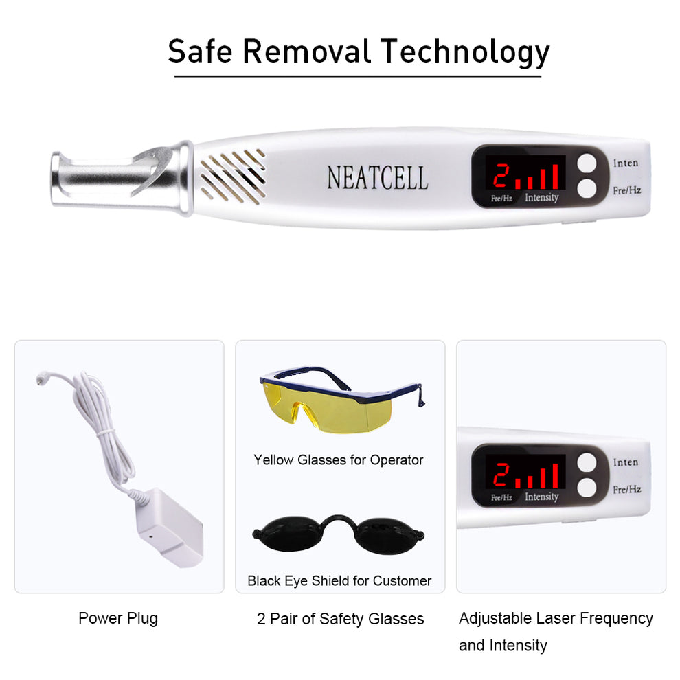 NEATCELL Plug-In Picosecond Laser Pen Bundle - Complete Tattoo Removal ...